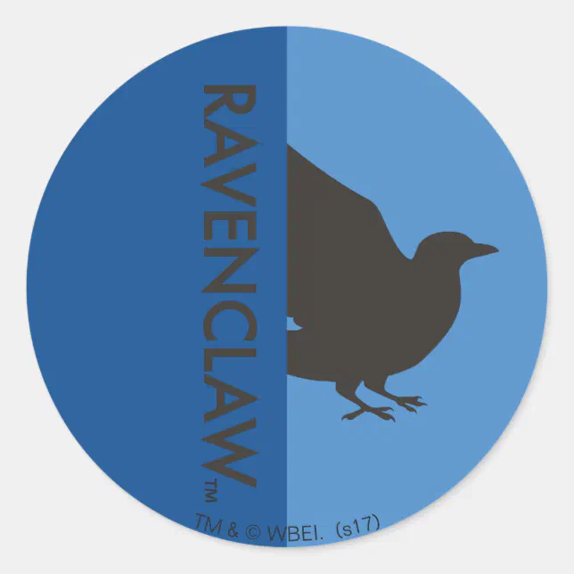 Harry Potter | Ravenclaw House Pride Graphic Classic Round Sticker | Zazzle
