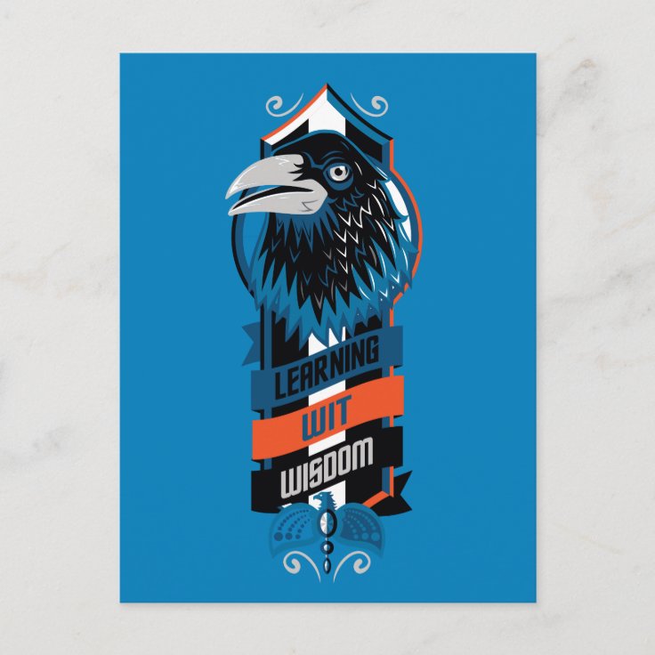 Harry Potter | RAVENCLAW™ House Sigil Postcard | Zazzle