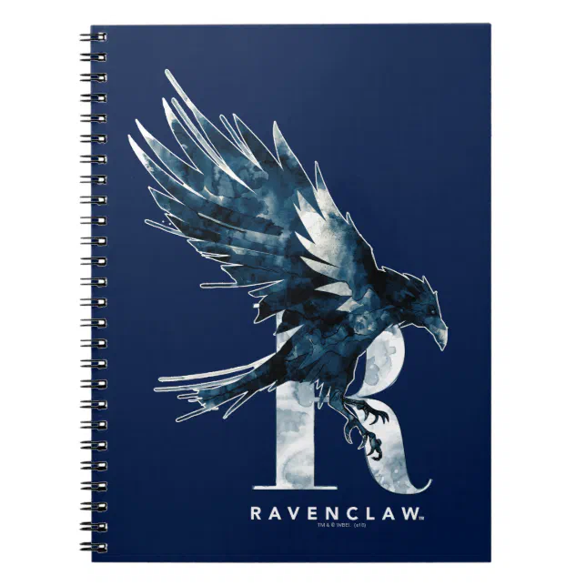 Harry Potter | RAVENCLAW™ Raven Watercolor Notebook | Zazzle