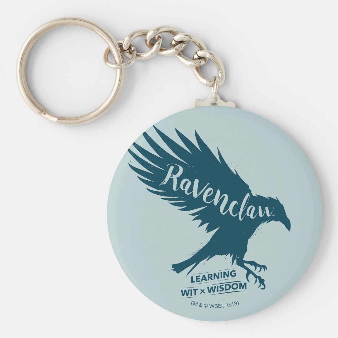 Harry Potter | RAVENCLAW™ Silhouette Typography Keychain | Zazzle
