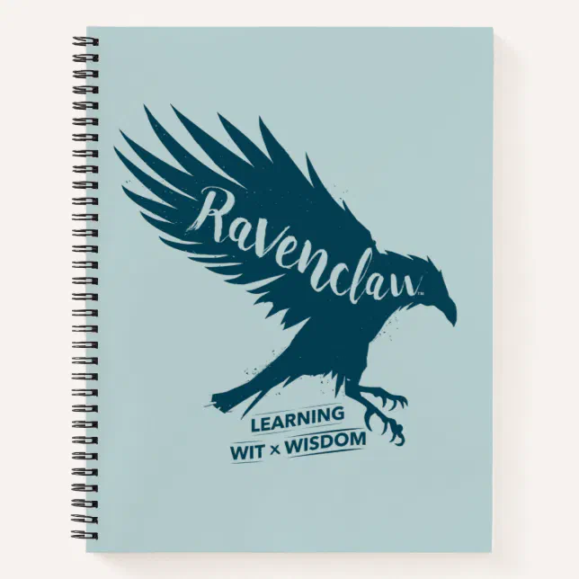 Harry Potter | RAVENCLAW™ Silhouette Typography Notebook | Zazzle