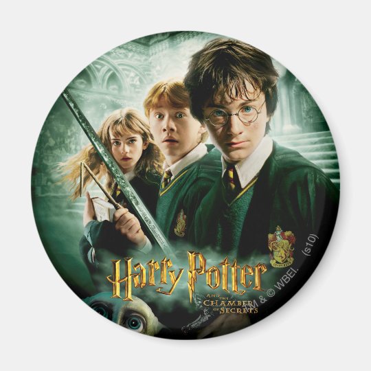 Harry Potter Ron Hermione Dobby Group Shot Magnet | Zazzle.com
