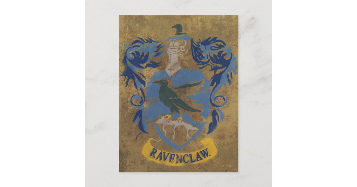 Harry Potter | Rustic Ravenclaw Painting Postcard | Zazzle