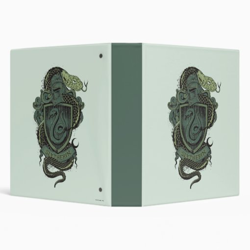 Harry Potter | Slytherin Crest 3 Ring Binder | Zazzle