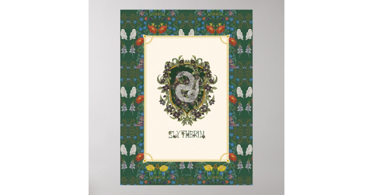 HARRY POTTER™ | SLYTHERIN™ Crest Poster | Zazzle