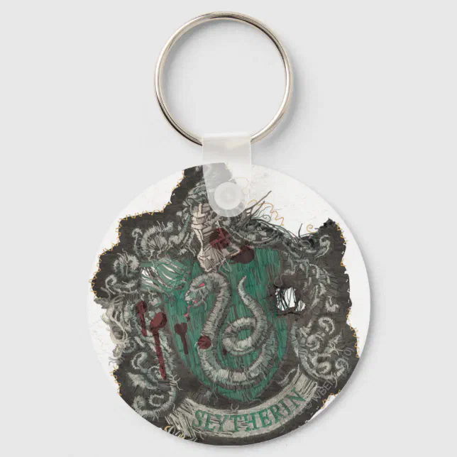 Harry Potter | Slytherin Crest - Vintage Keychain | Zazzle