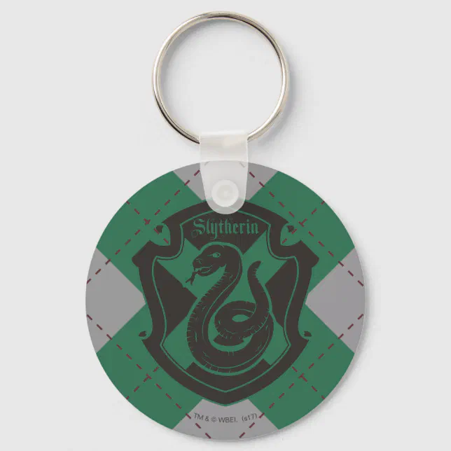 Harry Potter | Slytherin House Pride Crest Keychain | Zazzle