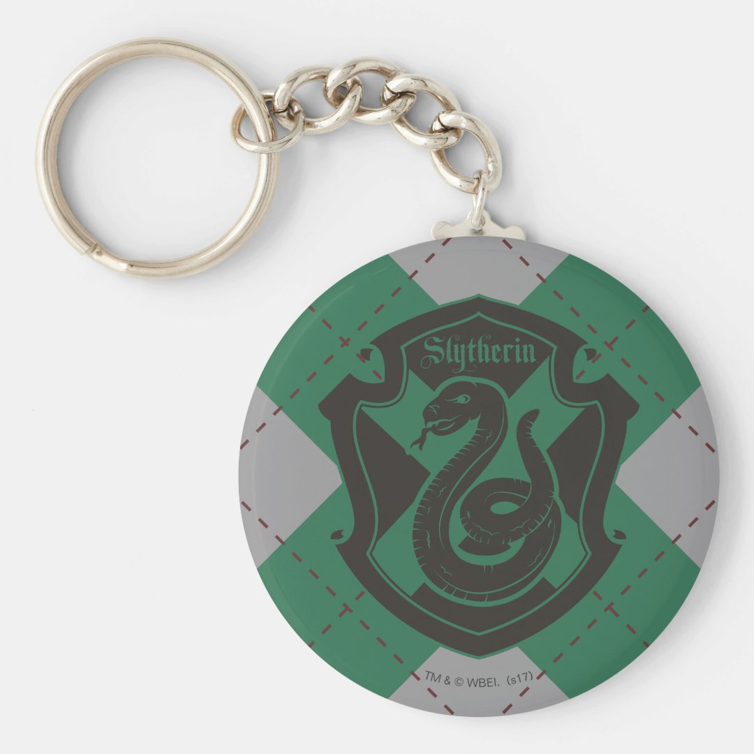 Harry Potter | Slytherin House Pride Crest Keychain | Zazzle