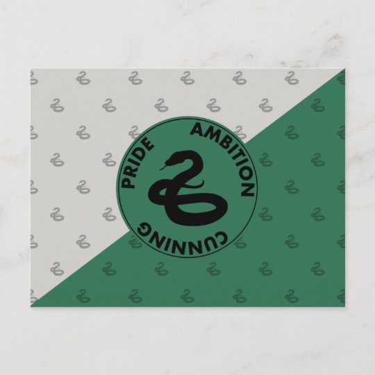Harry Potter | SLYTHERIN™ House Traits Graphic Postcard | Zazzle.com