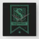 Harry Potter | Slytherin Monogram Banner Square Wall Clock | Zazzle