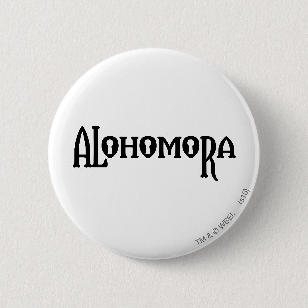 Harry Potter Spell | Alohomora Pinback Button | Zazzle