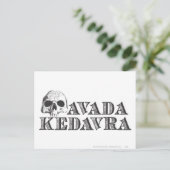 Harry Potter Spell | Avada Kedavra Postcard | Zazzle