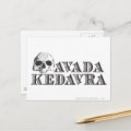 Harry Potter Spell | Avada Kedavra Postcard | Zazzle