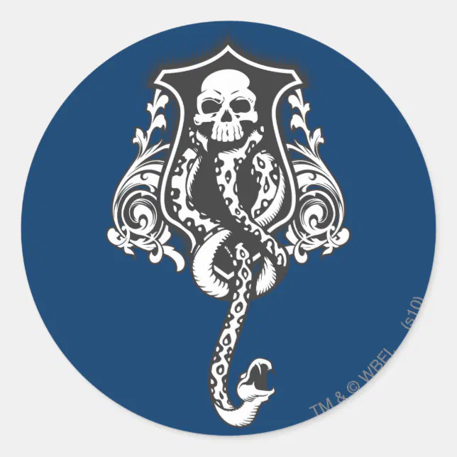 Harry Potter Spell | Dark Mark Classic Round Sticker | Zazzle