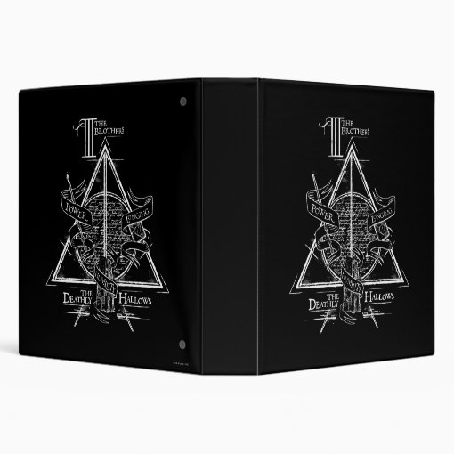 Harry Potter Spell | DEATHLY HALLOWS Graphic Binder | Zazzle
