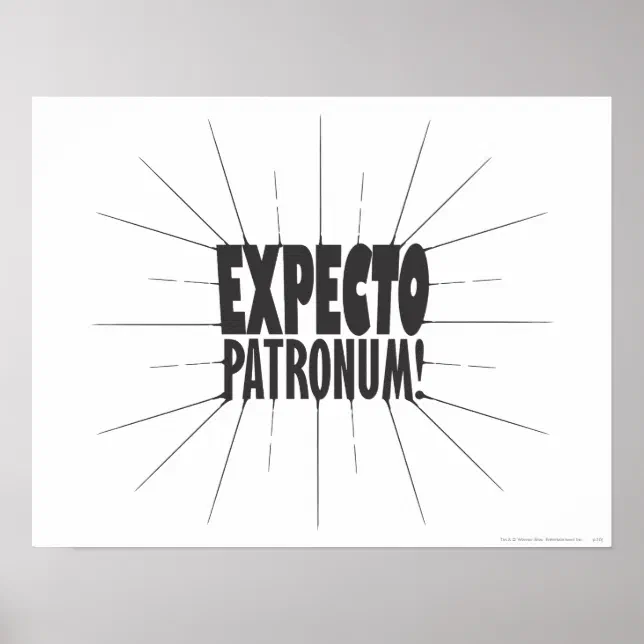 Harry Potter Spell | EXPECTO PATRONUM™! Poster | Zazzle