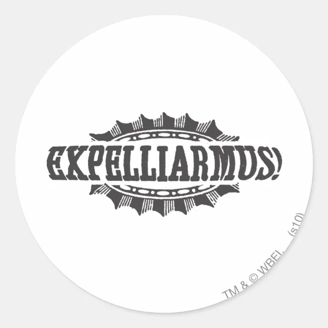 Harry Potter Spell | Expelliarmus! Classic Round Sticker | Zazzle