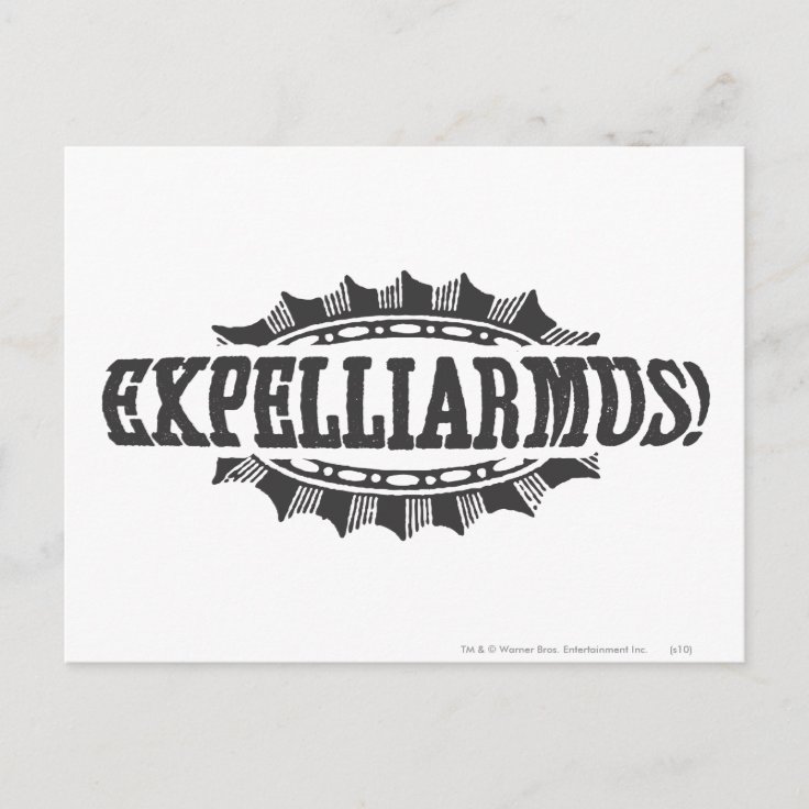Harry Potter Spell | Expelliarmus! Postcard | Zazzle