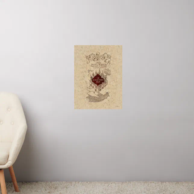 Harry Potter Spell | Marauder's Map Wall Decal | Zazzle