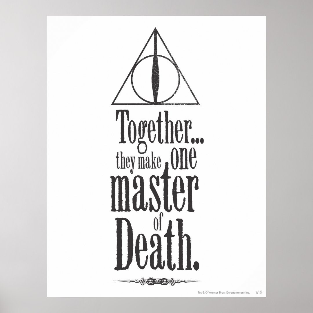 Harry Potter Spell | Master of Death Poster | Zazzle