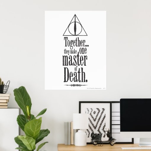 Harry Potter Spell | Master of Death Poster | Zazzle