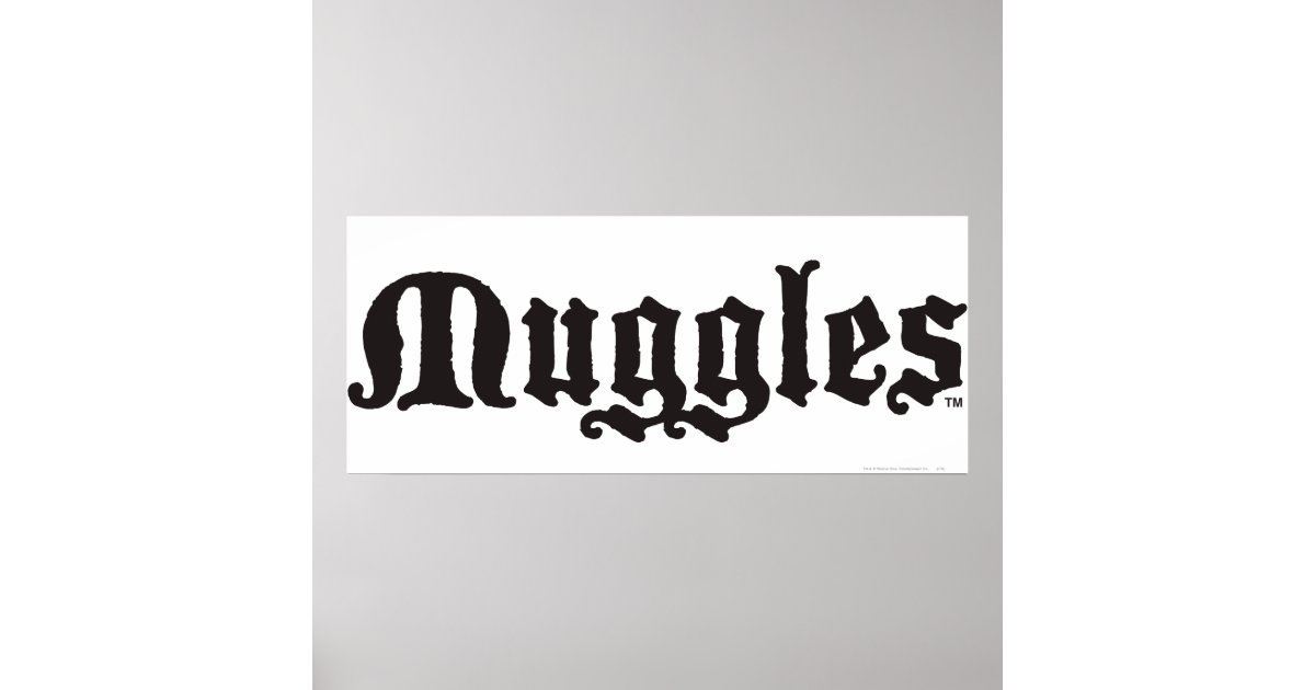 Harry Potter Spell | Muggles Poster | Zazzle