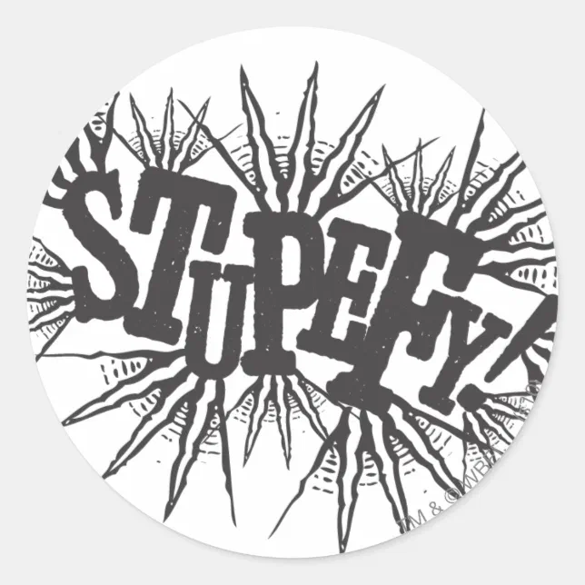 Harry Potter Spell | Stupefy! Classic Round Sticker | Zazzle