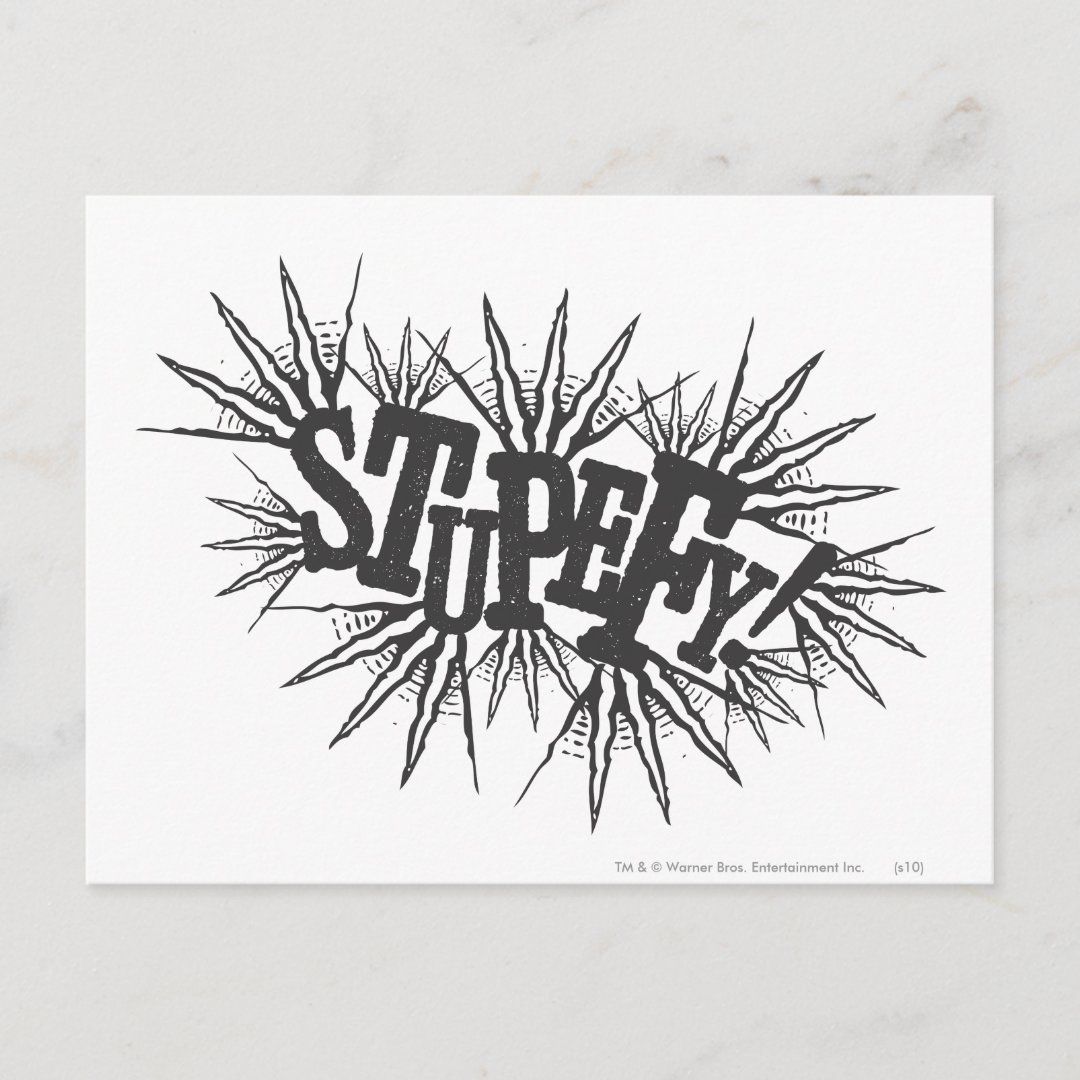 Harry Potter Spell | Stupefy! Postcard | Zazzle