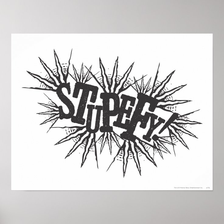Harry Potter Spell | Stupefy! Poster | Zazzle