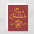 Harry Potter | Team QUIDDITCH™ Postcard | Zazzle