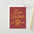 Harry Potter | Team QUIDDITCH™ Postcard | Zazzle