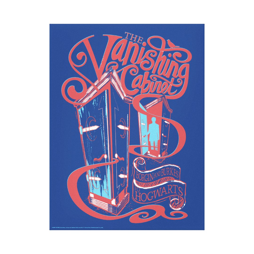 Harry Potter | The Vanishing Cabinet Canvas Print | Zazzle