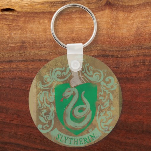 Harry Potter | Vintage Slytherin Keychain | Zazzle