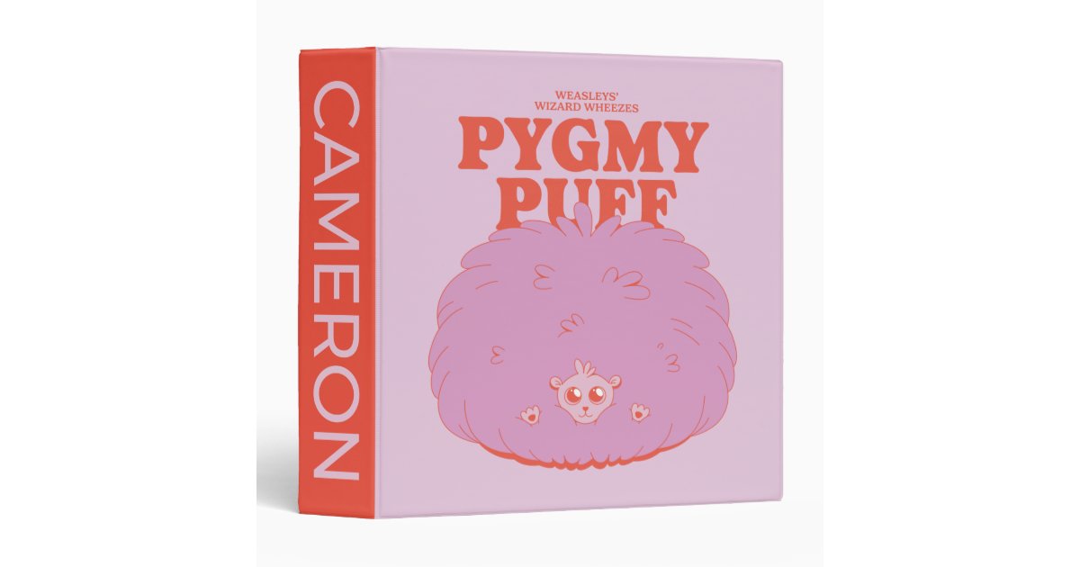 HARRY POTTER™ | Weasley's Wizard Pygmy Puff 3 Ring Binder | Zazzle