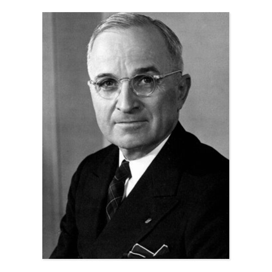 Harry S. Truman 33 Postcard | Zazzle.com