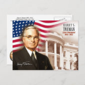 Harry S. Truman - 33rd President of the U.S. Postcard | Zazzle