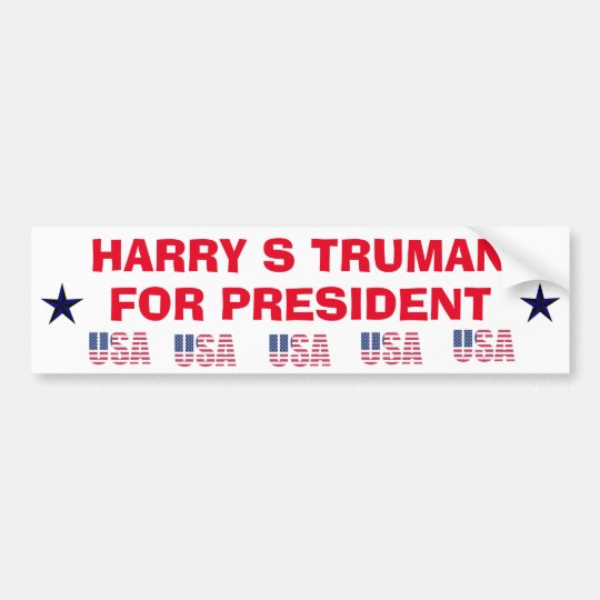 Harry Truman for President Sticker | Zazzle.com