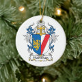 Hartman Family Crest Ceramic Ornament | Zazzle