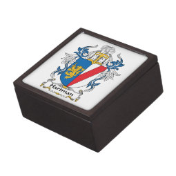 Hartman Family Crest Gift Box | Zazzle