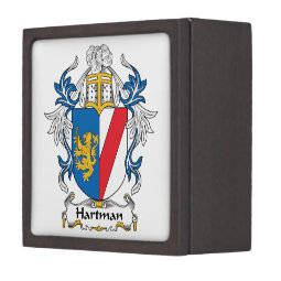 Hartman Family Crest Gift Box | Zazzle