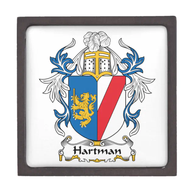 Hartman Family Crest Gift Box | Zazzle