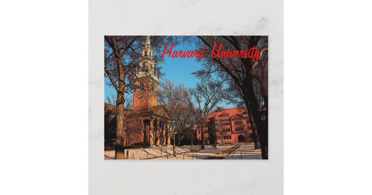 Harvard Postcard | Zazzle