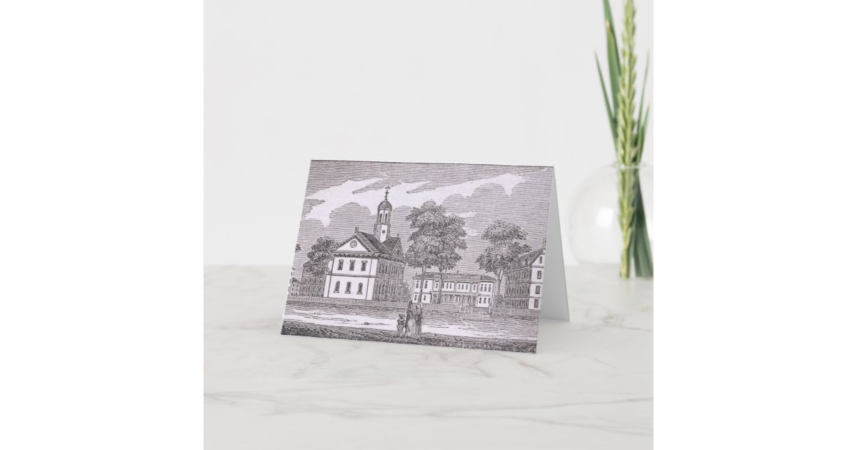 Harvard University, from 'Historical Card | Zazzle