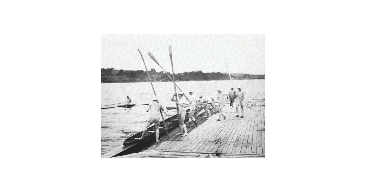 Harvard University Rowing Crew Team Photograph Canvas Print | Zazzle