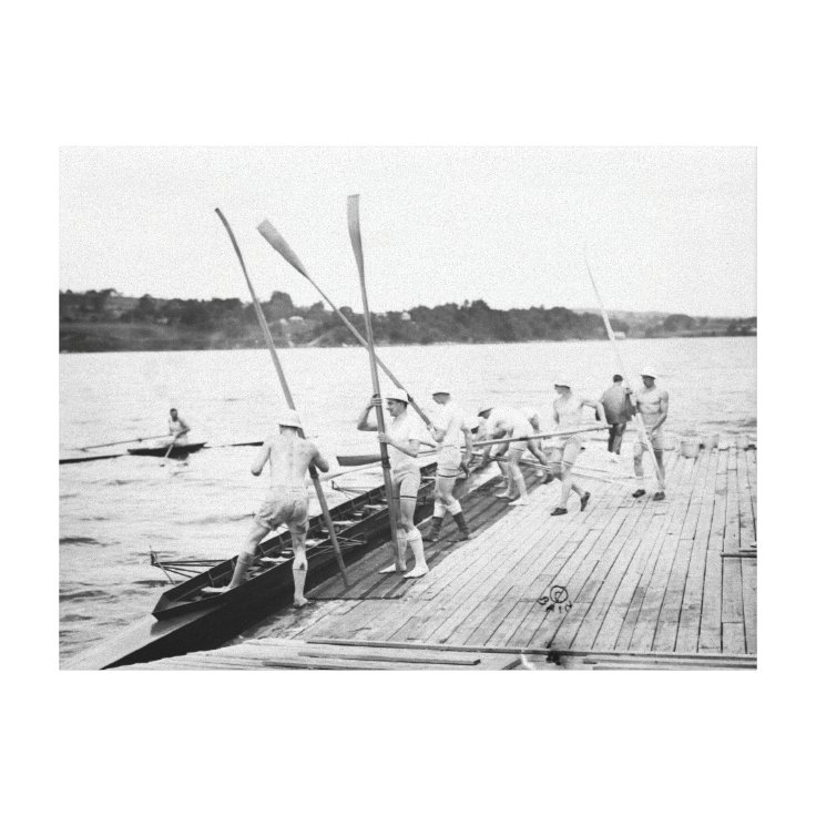 Harvard University Rowing Crew Team Photograph Canvas Print | Zazzle
