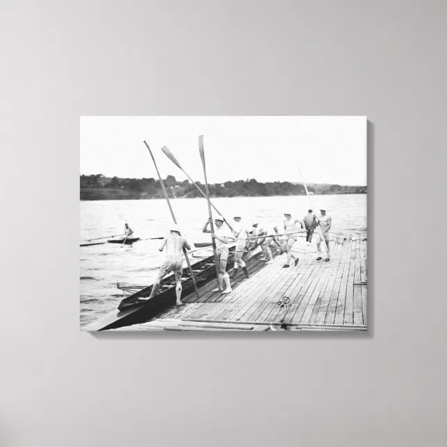 Harvard University Rowing Crew Team Photograph Canvas Print | Zazzle
