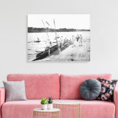 Harvard University Rowing Crew Team Photograph Canvas Print | Zazzle