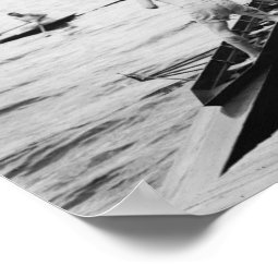 Harvard University Rowing Crew Team Photograph Poster | Zazzle