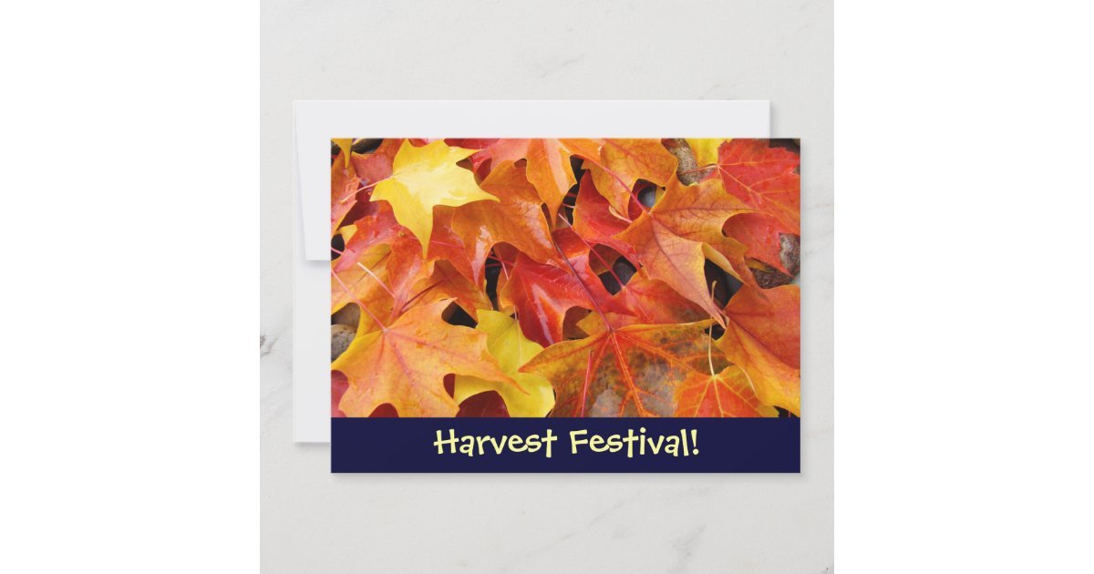 Harvest Festival! Invitations Event Announcements | Zazzle