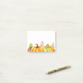 Harvest Pumpkins, Leaves and Foliage Post-it Notes | Zazzle